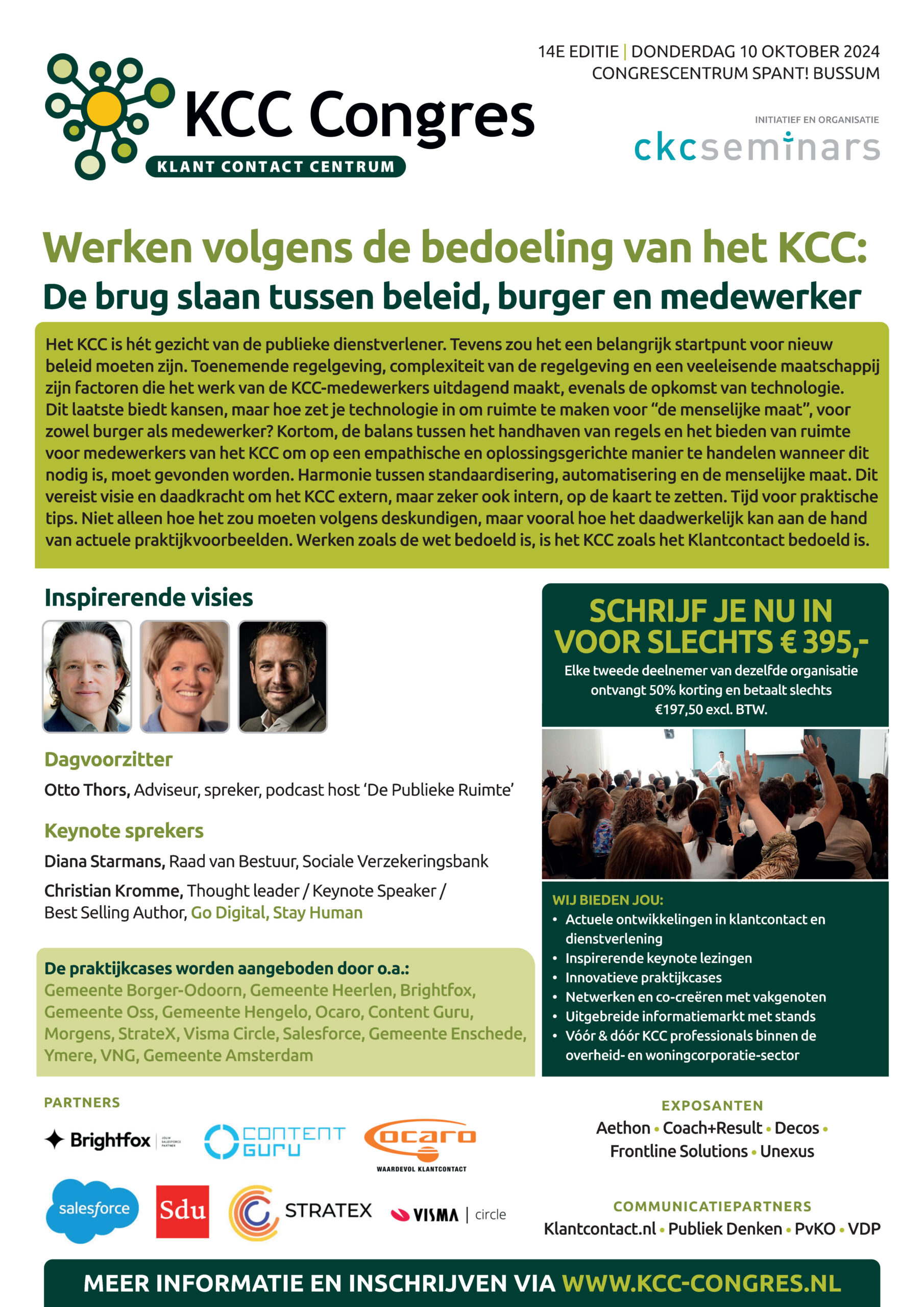 Klant Contact Centrum (KCC) Congres - Programma bekend KCC Congres | CKC Seminars